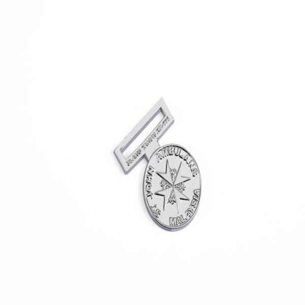 Quality Die Casting Brass Lapel Pin Badges Plating Cap Sheriff Military Security Logo for sale