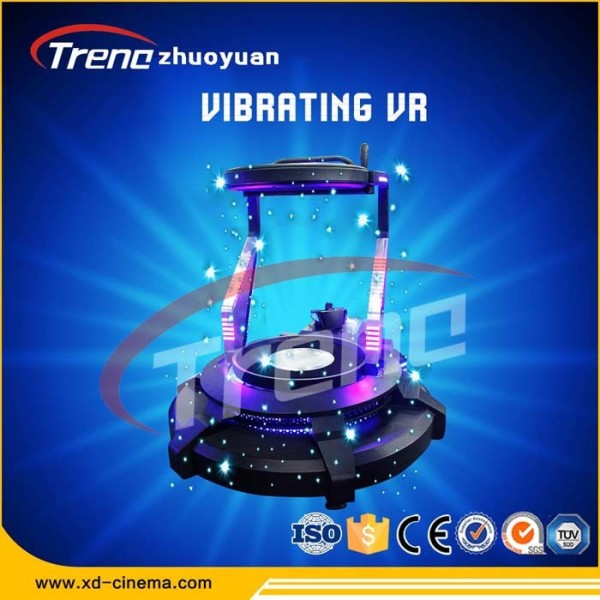 Quality 500W Vibrating VR Simulator , Children 9D VR Game Machine With HD VR Glasses for sale