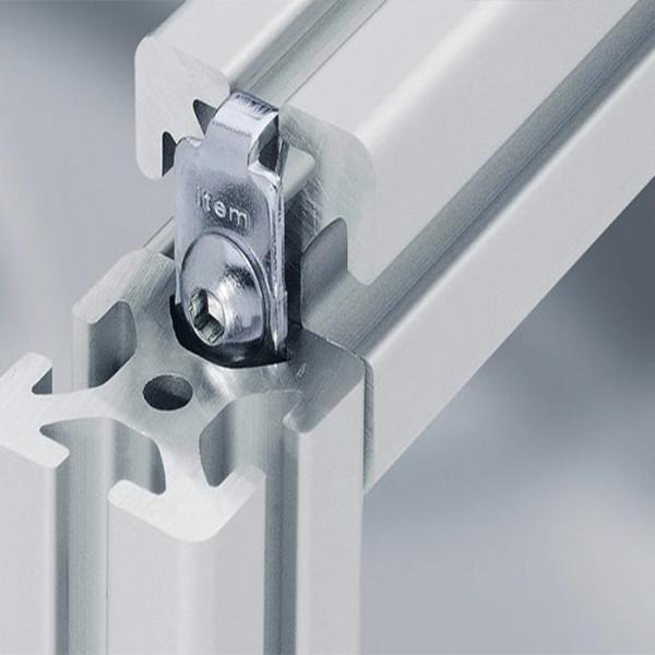 Quality Adjustable Extruded Aluminium Profile Rail For PV Mounting System for sale