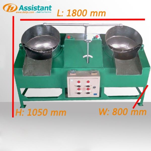 Quality Long Time Tea Roasting Machine DL-6CSG-50 with 300 KG Capacity and 1800*800*1050 for sale
