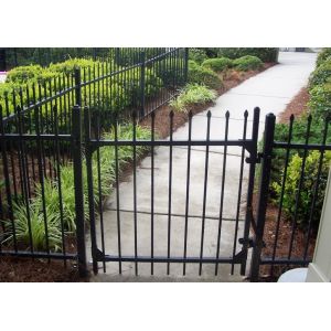 Quality Spear Top Steel Single Gates , 1.8mx2.4m Fencing Tubular Steel for sale