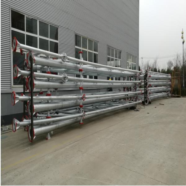 Quality Hot Dip Galvanized Steel Space Frame Truss S355JR Decoiling Rigid for sale
