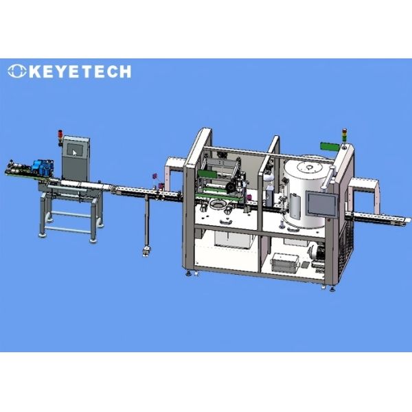 Quality Lubricant Oil Bottle Checkweigher with AI Vision Inspection Machine for sale
