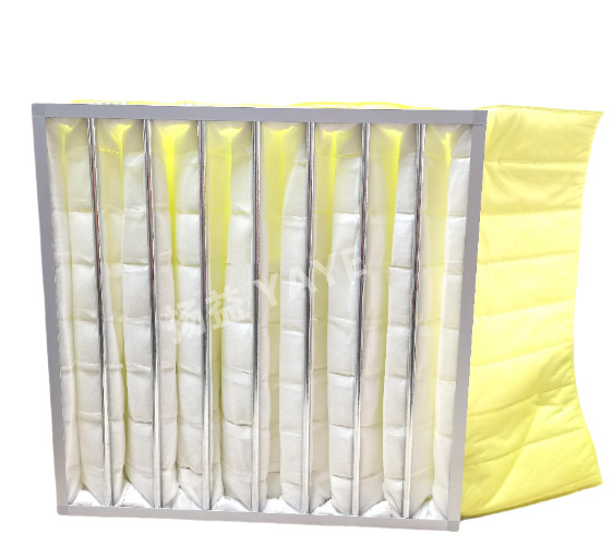 Quality F8 Pocket Bag Filter  Medium Efficiency Filter 595×595×600mm-8Pmm Customizable for sale