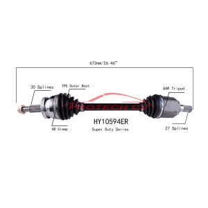 Quality CV Axle Assembly for sale