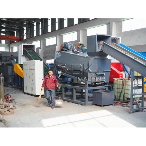 Quality BKL-500 16mm Bottle Pet Flakes Washing Process Drying Sorting Crushing for sale