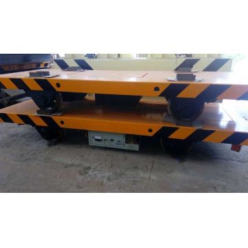 Quality Workshop Use Heavy Duty Motorized Rail Cart Trolley With 16 Ton / Push Button for sale