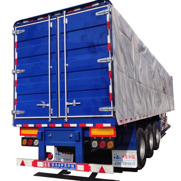 Quality Truck Trailer 13000 * 2500 * 3320 Steel q345 Steel for I-beam CIMC HUAJUN Curtain Side Semi Trailer for sale