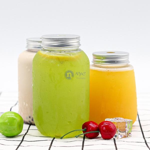 Quality 650ML Empty 14.6CM Transparent Disposable Juice Bottles for sale