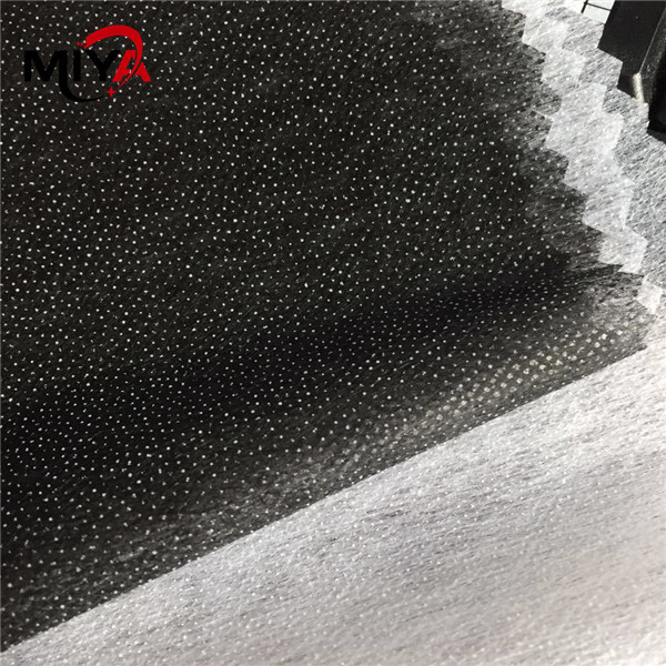 Quality Dress Charcoal Non Woven Fusible Interlining 50gsm for sale