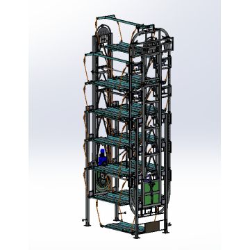 Quality 2000kg Car Parking Elevator System Solutions For Small Spaces 7 Levels 12 SUVs for sale