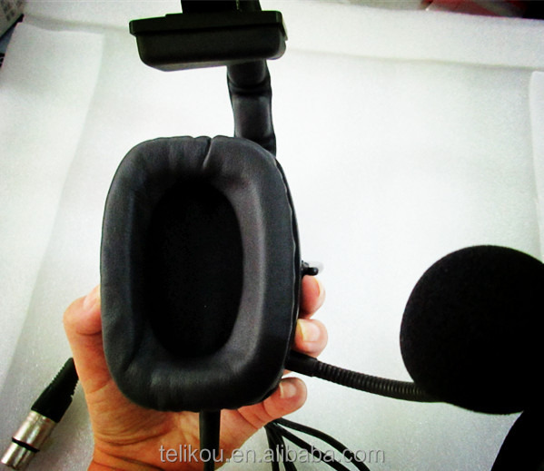 TELIKOU  New Update Director Dynamic Intercom Headset For Camera man , studio room , stage