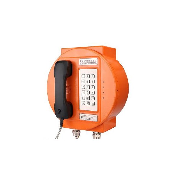 Quality Outdoor IP66 Aluminium Alloy Enclosure Explosion Proof Telephone with Strong Noise Canceling for Hazardous Areas for sale