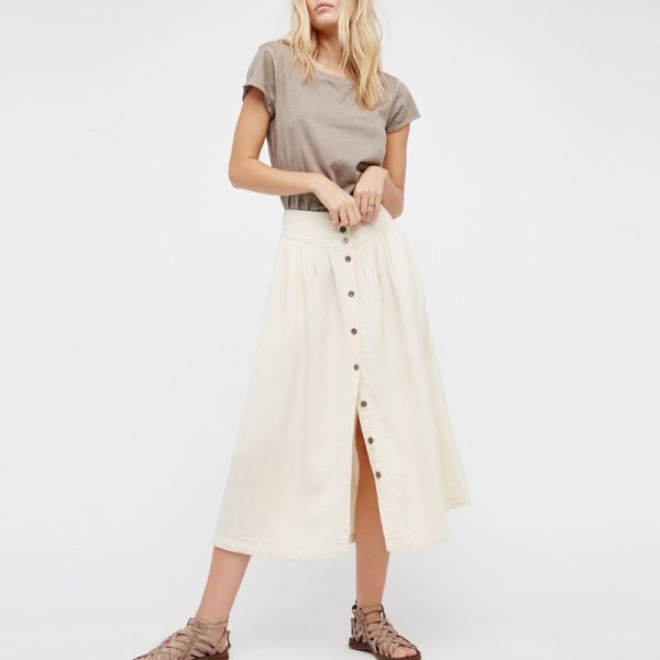 Quality New Stylish Women's Fashion A-Line Loose Stroll Skirt for sale