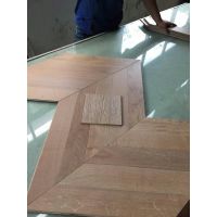 Quality Environmental Oak Chevron Parquet Flooring Length 500mm-1200MM for sale