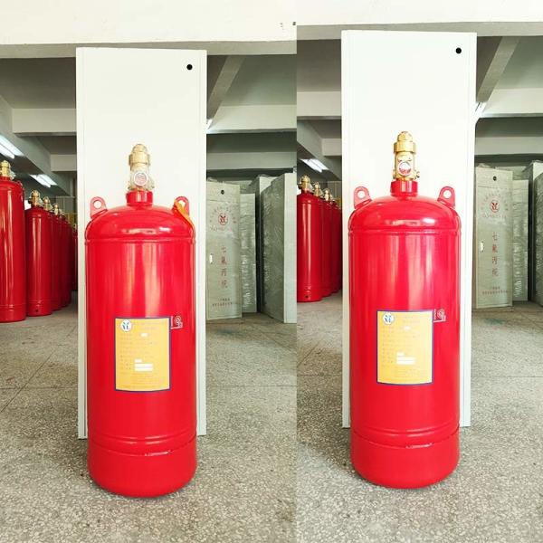 Quality 2.5Mpa 4.2MPa 5.6MPa FM200 Fire Suppression Cylinder For Bank Computer Rooms for sale