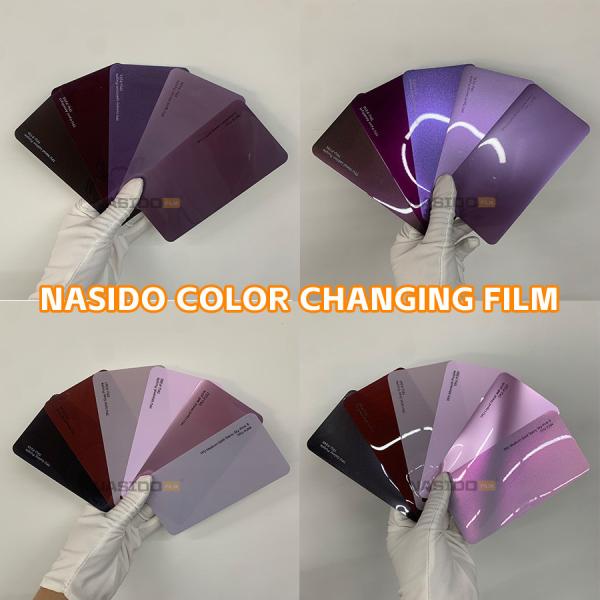 Quality Car Color Changing Film Nasido Pink Purple Color TPU PPF Self-healing Car Wrap Film for sale