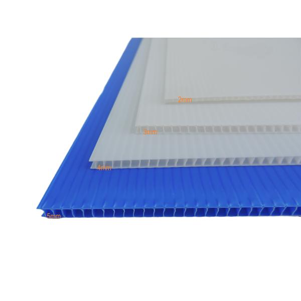 Quality 24x18" Reusable White Corrugated Plastic Cardboard for sale