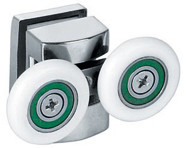 Quality Stainless Steel Silent Shower Screen Roller Parts OEM/ODM For Glass Door for sale