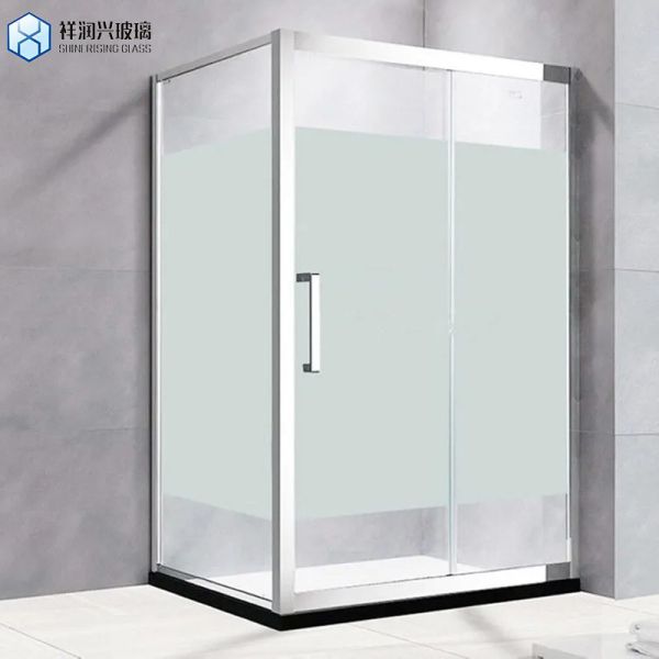 Quality Frameless Design Customized Request Tempered Glass Sliding Shower Door for for sale