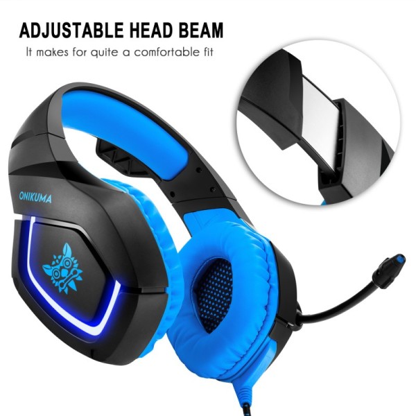 Quality 32ohm 2.2m Onikuma K1b Noise Cancelling PC Headset for sale