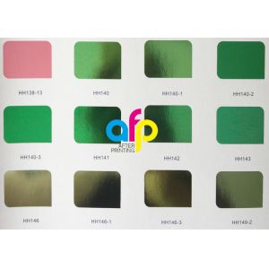 Quality 640mm * 120m Colorful Stamping Foils , Gold Stamping Foil For Soft / Hard for sale