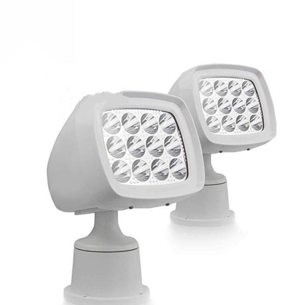 Quality 125degree DC 12v Led Boat Searchlight 6500lm With 4M Cable for sale