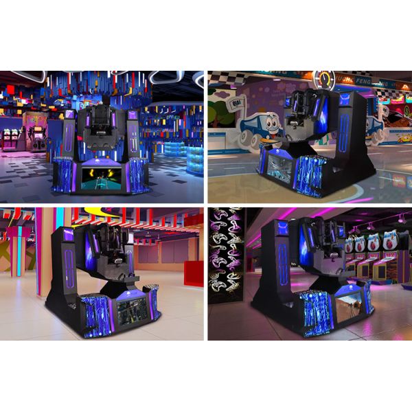 Quality Single Seat 720 Rotation 9d Vr Machine Virtual Reality Flight Simulator for sale