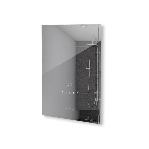 Quality 5mm Thickness Touch Screen Smart Mirror Flame Proof With Time Display for sale