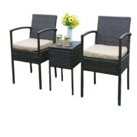 Quality All Weather Rattan Bistro Set Patio Table Patio Table And Chair Outdoor for sale