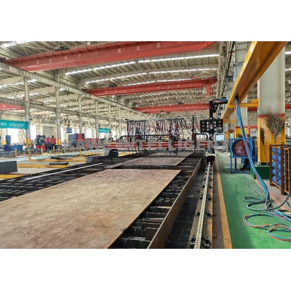 Quality 3100 4100 5100 Width CNC Profile Gas Cutting Machine 2500mm Panasonic for sale