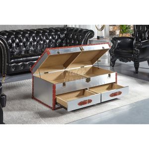 Quality Nidea #307 Vintage Industrial Retro Aviator Vintage Trunk Cabinet Lounge Pub for sale