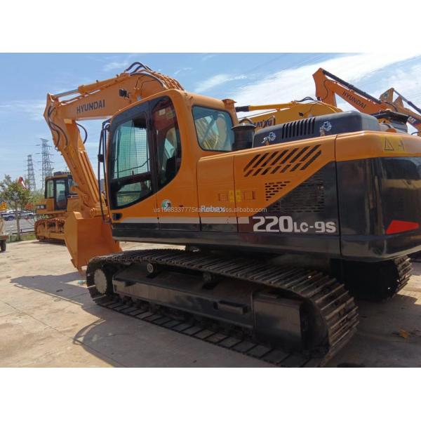 Quality Korea Used Excavator Hyundai 220 Model Crawler Excavator with 0.92M³ Bucket for sale