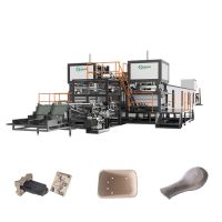 Quality Corrugated Molded Pulp Packaging Machinery Pulp Cat Litter Basin Making Machine for sale