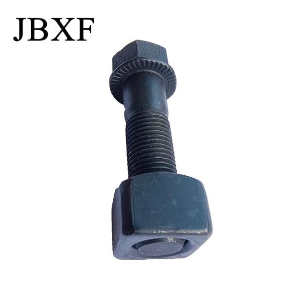 Quality DIN Standard Track Bolt with 30-100mm Metric Thread Length in Carbon Steel for sale