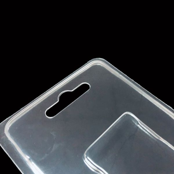 Quality Customizable PET Hinged Blister Clamshell Packaging for Artificial Nails Makeup for sale