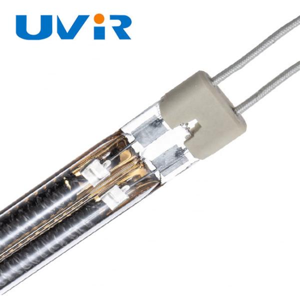 Quality Quartz Twin Tube Carbon Infrared Emitters 15x33mm Gold Coating for sale