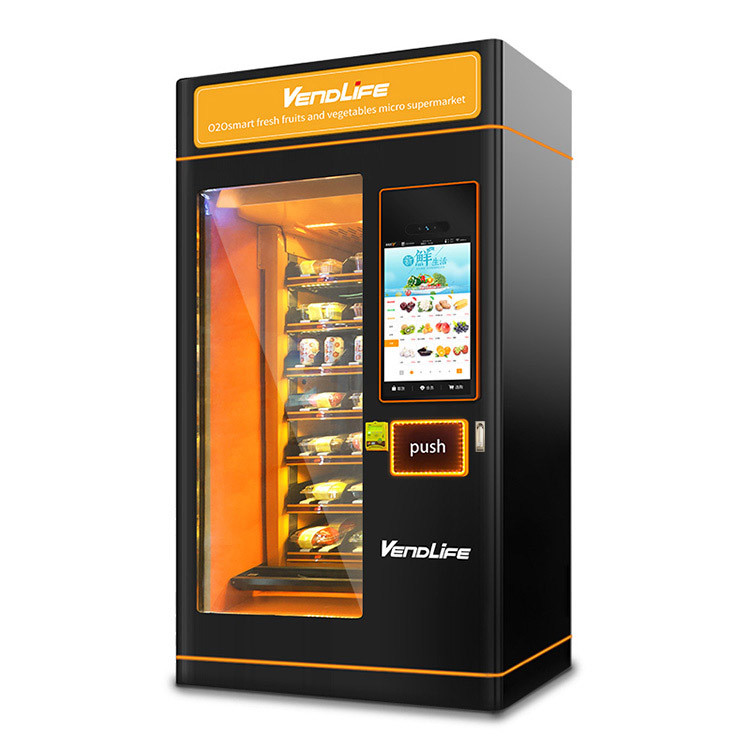 Quality 2021 Newly Freshly Vegetables And Fruits Automatic Drink Vending Machine For for sale