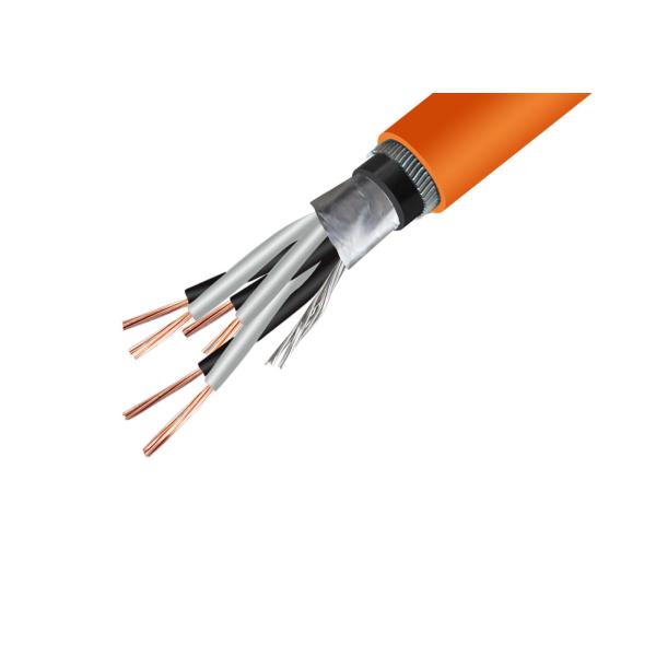 Quality Stranded Copper Conductor PE Insulated Al Foil Plastic Screen Shielded for sale