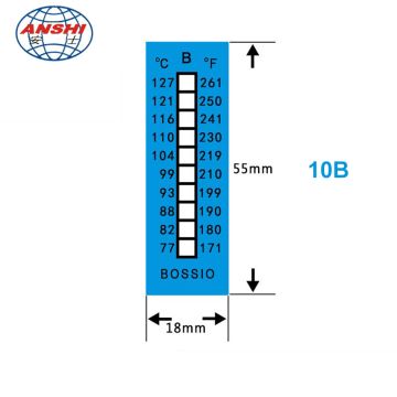 Quality Instant Read Oem Temperature Measuring Strips 37-65c 99-149f Fast Red Indicator for sale