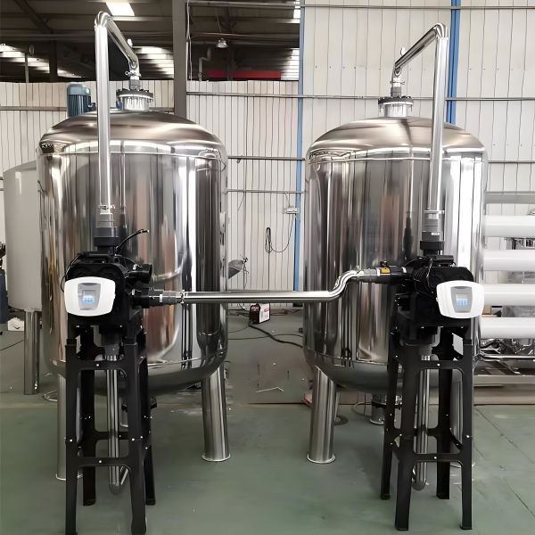 Quality Fully Automatic Water Softener Plant Manufacturers Stainless Steel Carbon Steel  Dual Tank Equipment for sale