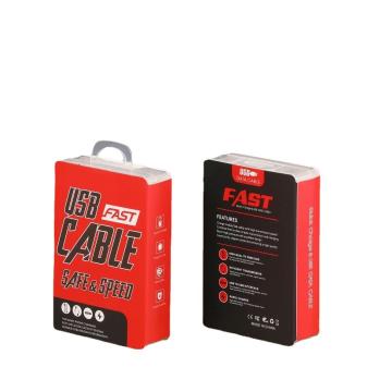 Quality Cable USB Electronic Product Data Cable Packaging Box PP Packaging Box With for sale