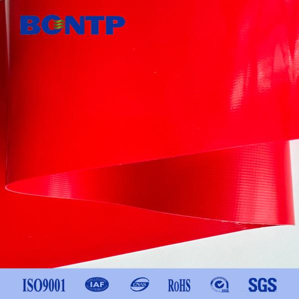 Quality 580gsm Waterproof PVC Tarpaulin With Polyester Coating Fabric for sale