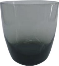 Quality 85*H90mm Bathroom Supplies Toothbrush Holder Glass Cup Smooth Finish for sale