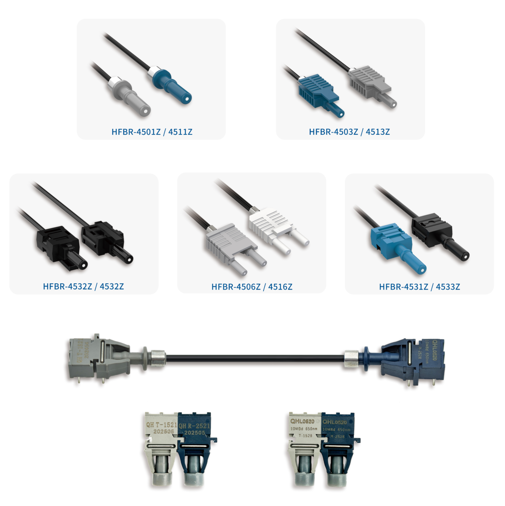 Ruiara fiber optic cable assemblies