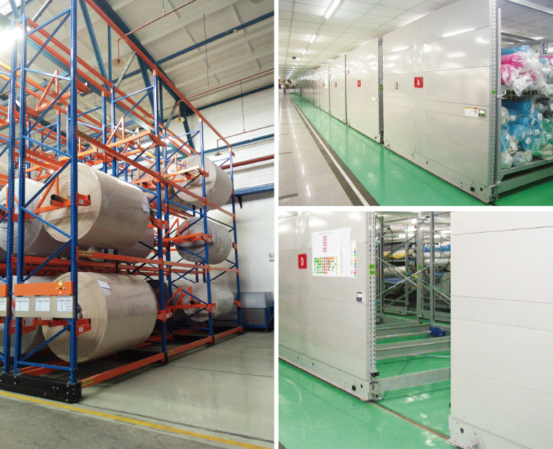 Electric mobile racking system