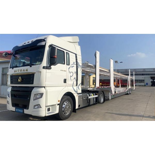 Quality 8 Units 2 Axle Car Carrier Trailer To Transport Private Car for sale