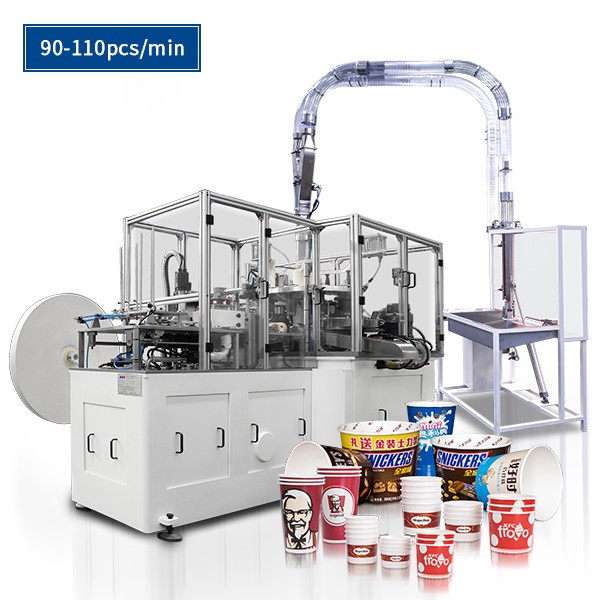 Quality Horizontal 100pcs/Min Automatic Paper Cup Machine High Speed for sale