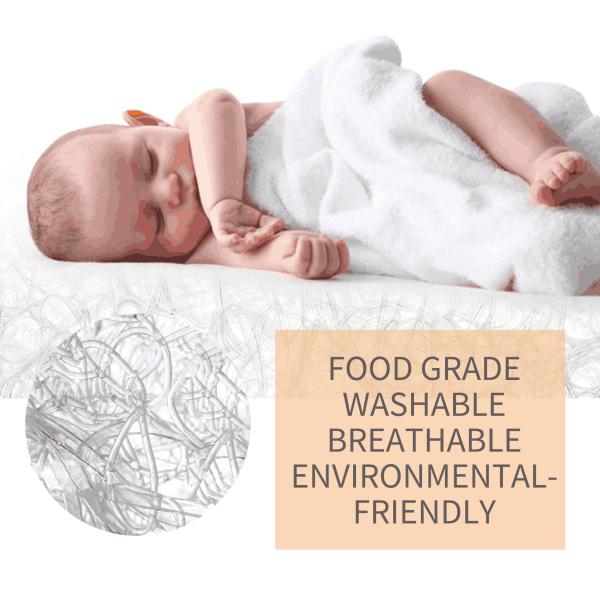 Quality Customize Size Anti Mite Flat POE Mattress For Baby And Toddler for sale