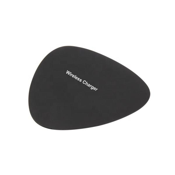 Quality Black Ultra Slim QI Standard Wireless Charging Pad 10w for sale